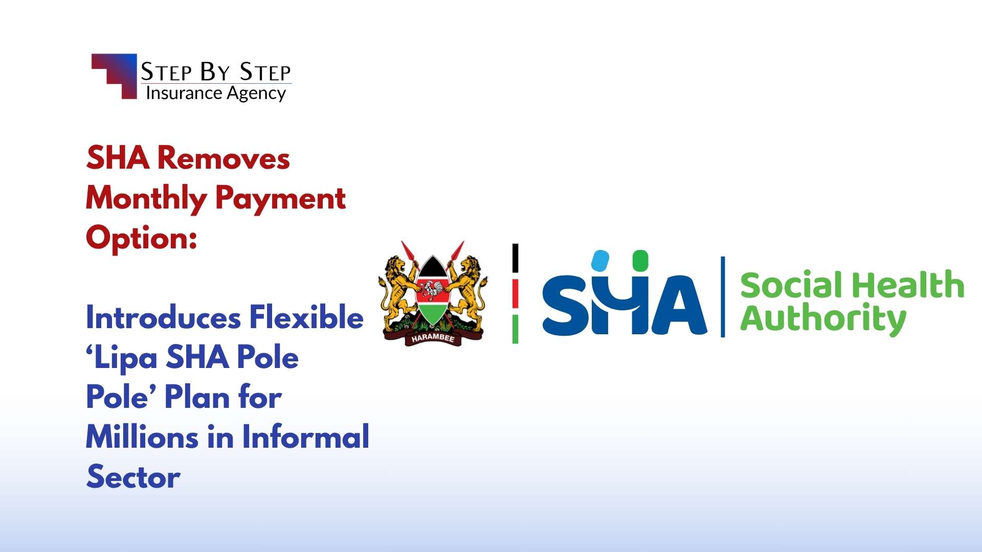 SHA Removes Monthly Payment Option, Introduces Flexible ‘Lipa SHA Pole ...